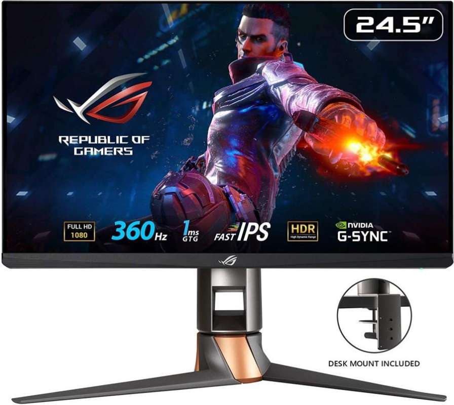 Jual ASUS ROG Swift PG259QNR 24.5 Gaming Monitor IPS 360Hz 1080P 1ms ...