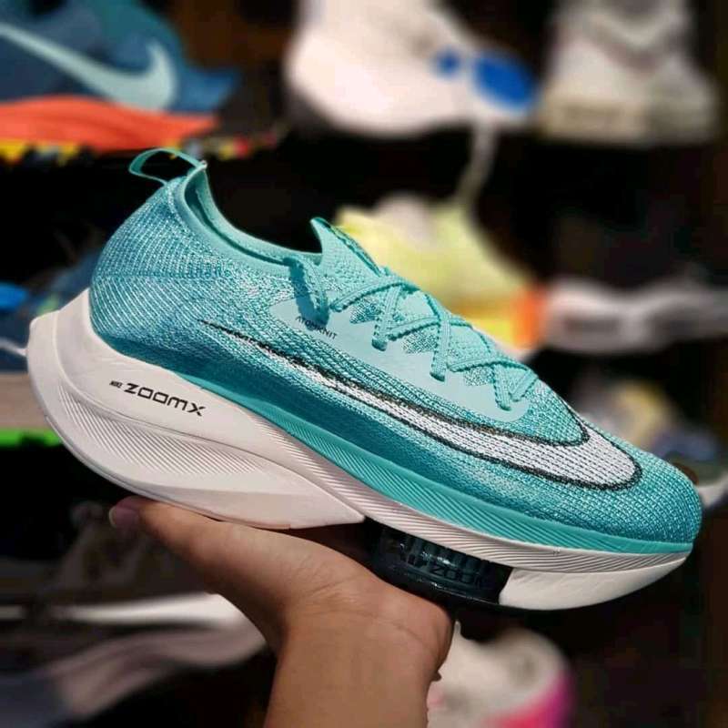 Jual Sepatu Running Pria Air Zoom Alpha Fly Alphafly Next% White Blue ...