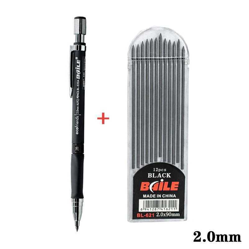 Promo GLO -BAILE Pensil Mekanik Mechanical Pencil 2B 2mm 12 Isi - BL ...