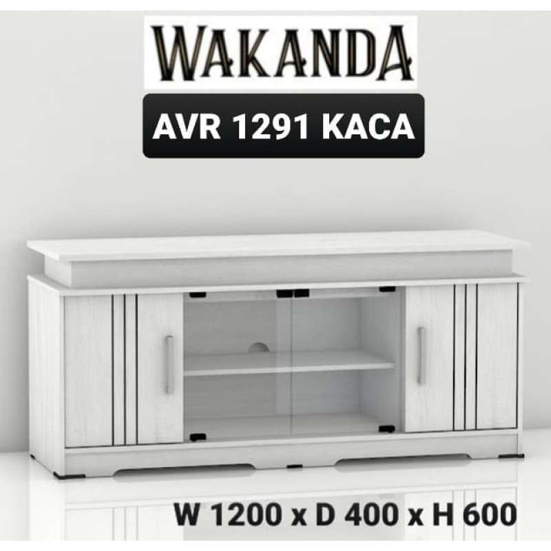 Jual Buffet TV Kaca Ukuran 1.2m di Seller OVA Home & Living Online ...