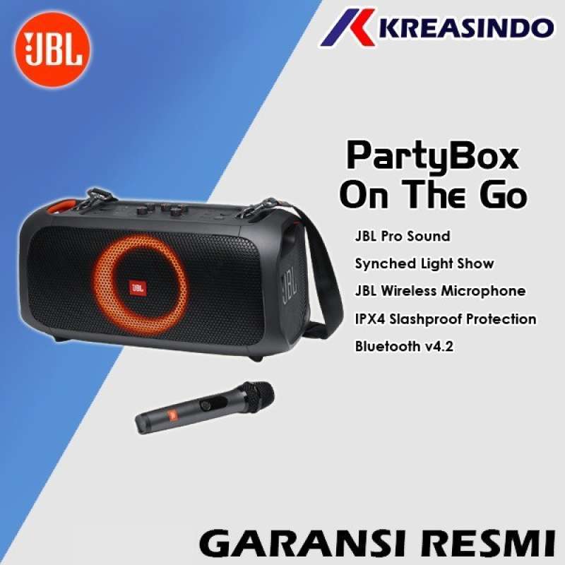 Jual JBL Partybox Party Box On The Go Onthego OTG Karoeke Portable Speaker di Seller KREASINDO ...