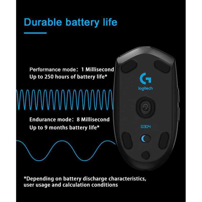 Jual Logitech Lightspeed Wireless Gaming Mouse - G304 Warna Hitam Di ...