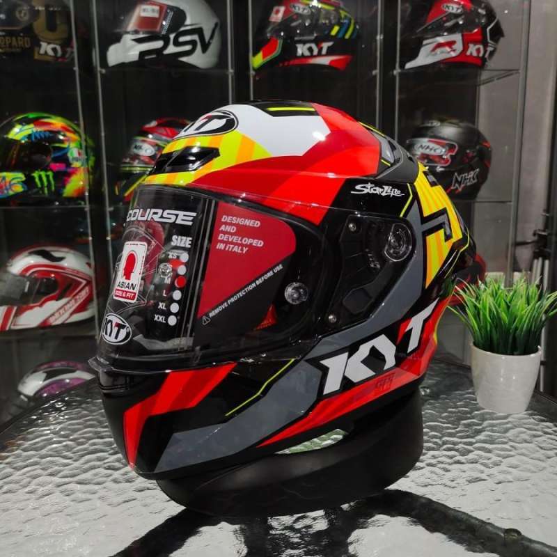 Jual Kyt Tt Course Jaume Super Mario Winter Rhino Di Seller Kapten Helm ...