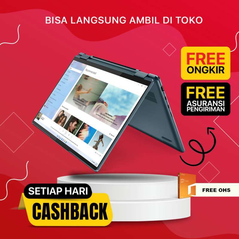 Jual Lenovo Yoga 7 14ARB7 R5-6600U RAM 16GB 512GB SSD 14 2.8K OLED 90Hz ...
