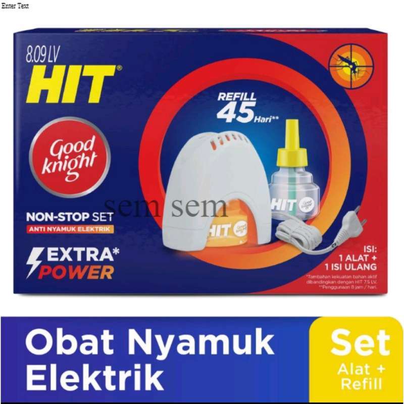 Jual Hit Good Night Non Stop Set - Alat Obat Nyamuk Elektrik - Bunuh ...