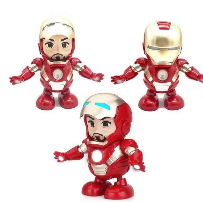 Jual Robot dance iron man / tik tok / robot tik tok / robot musik iron ...