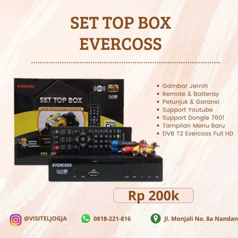 Jual SET TOP BOX EVERCOSS di Seller Visitel Monjali - Sari Harjo, Kab ...