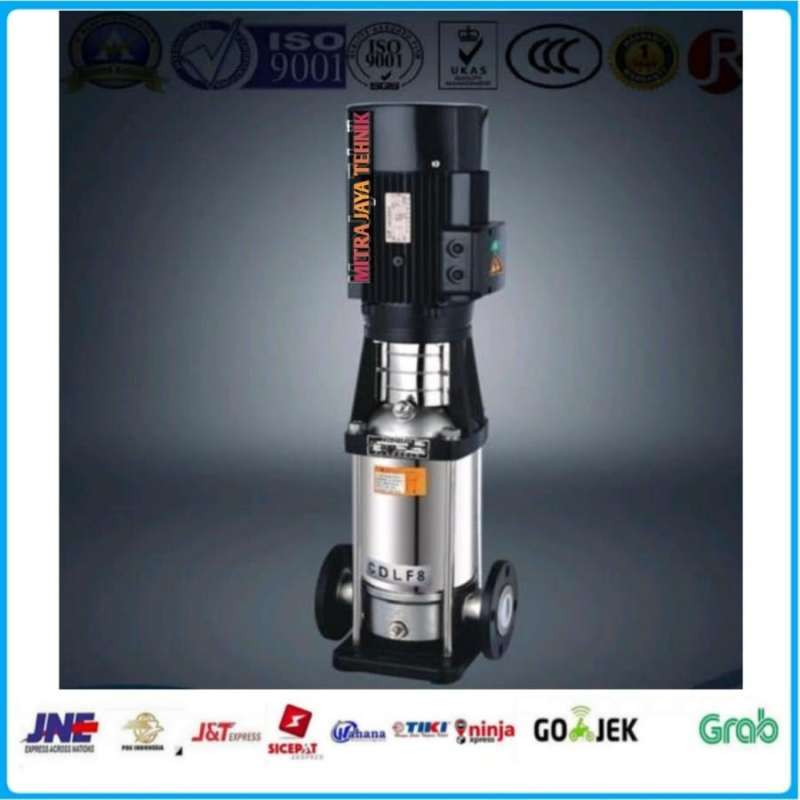 Jual Pompa CNP CDLF 8-4 1.5Kw 2hp 3phase 380Volt Pompa Air Steam Car ...