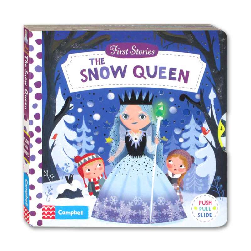 Jual Campbell Books First Stories The Snow Queen Push Pull Slide Board ...