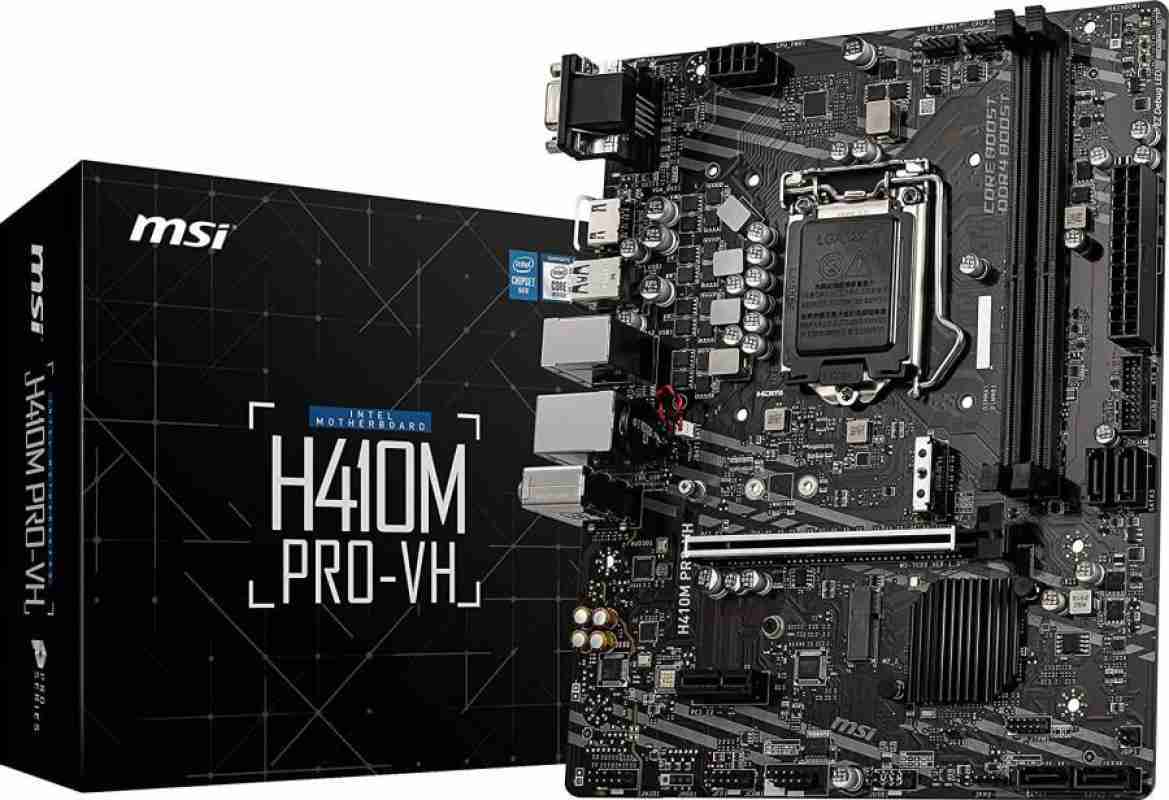 Jual MSI H410M PRO-VH (H410,LGA 1200,DDR4 ) M-ATX Intel Gen10th Comet ...