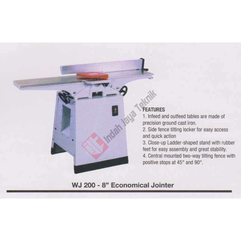 Jual Wood Jointer Oscar 8 WJ-200 / Mesin Jointer di Seller Indah Jaya ...