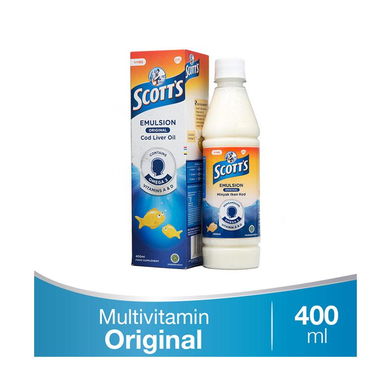 Jual Scott’s Emulsion Original With Omega 3, Vitamin A Dan D ...