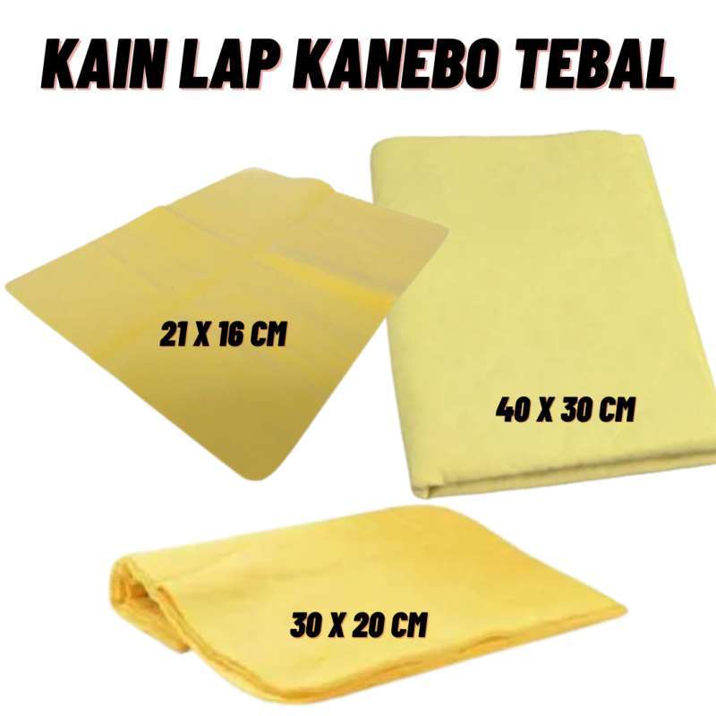 Jual Kanebo Car Wipe Chamois Lap Mobil Lap Sintetis Serbaguna di Seller ...