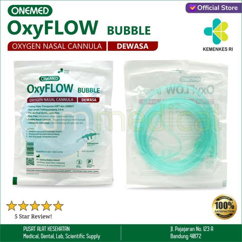 Jual One Med Oxyflow Nasal Canula Atau Selang Oksigen Dewasa Di Seller ...