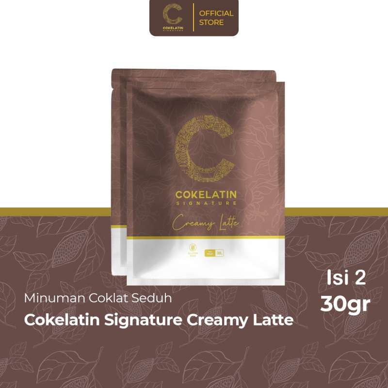 Jual Cokelatin Signature Minuman Coklat Seduh Creamy Latte Isi 2 Sachet ...