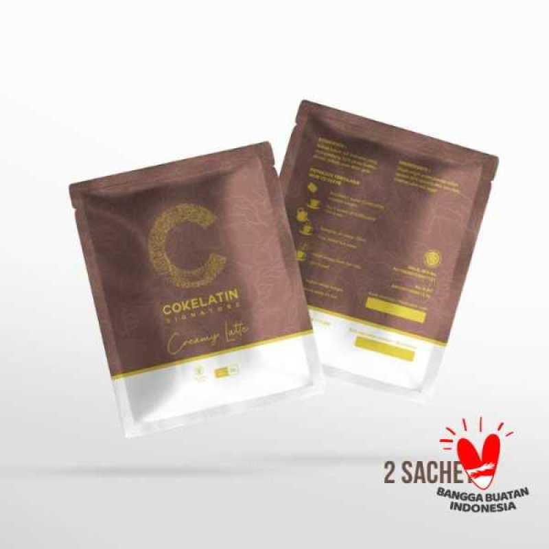 Jual Cokelatin Signature Minuman Coklat Seduh Creamy Latte Isi 2 Sachet ...