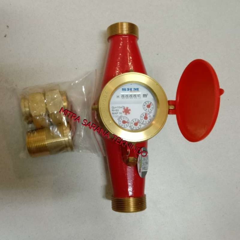 Jual Water meter Air Panas 1 inchi SHM/Flowmeter SHM DN 25 Hot water di ...