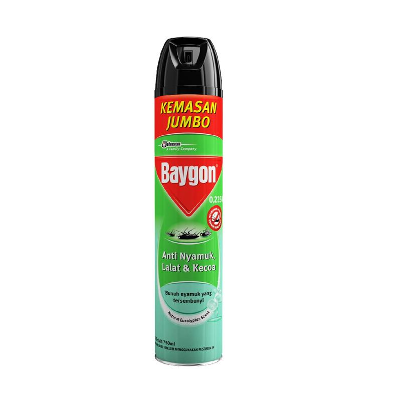 Jual Baygon Aerosol Eucaliptus Cairan Pembasmi Nyamuk & Serangga [750 ...