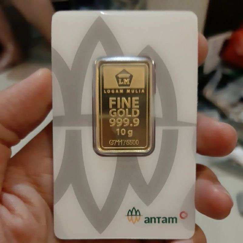 Jual Logam Mulia Antam 10 gr Certicard Kemasan Terbaru 2022 di Seller ...