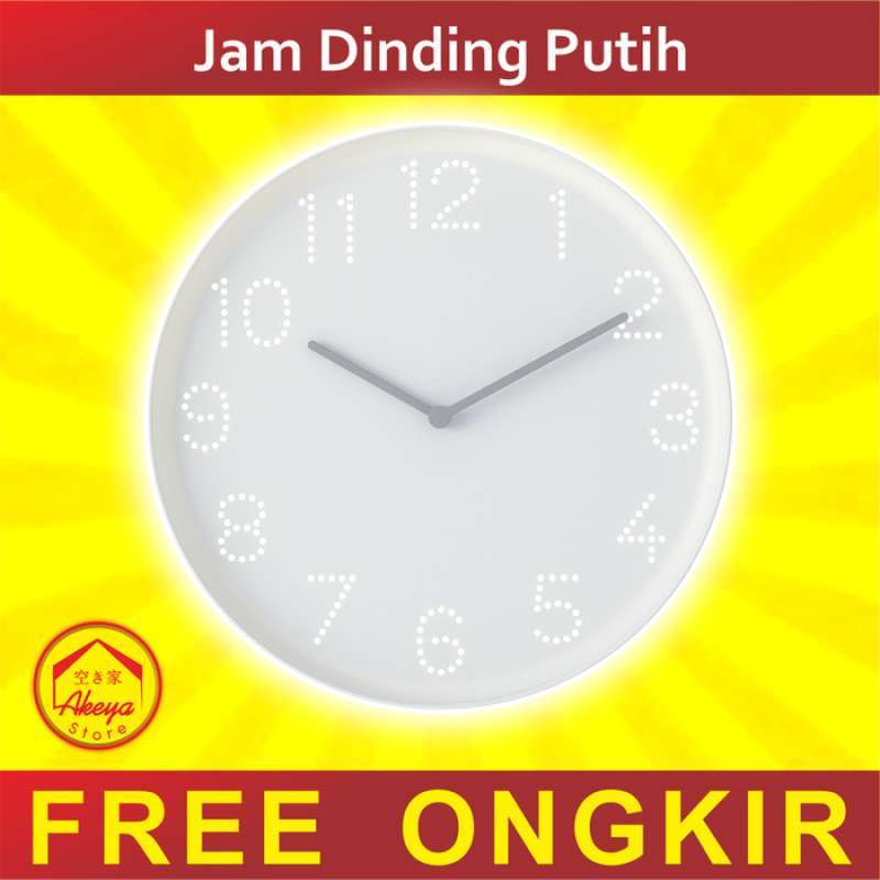 Jual Jam Dinding - Jam Putih - Jam Hias - Jam Battery - Ja m Dinding ...