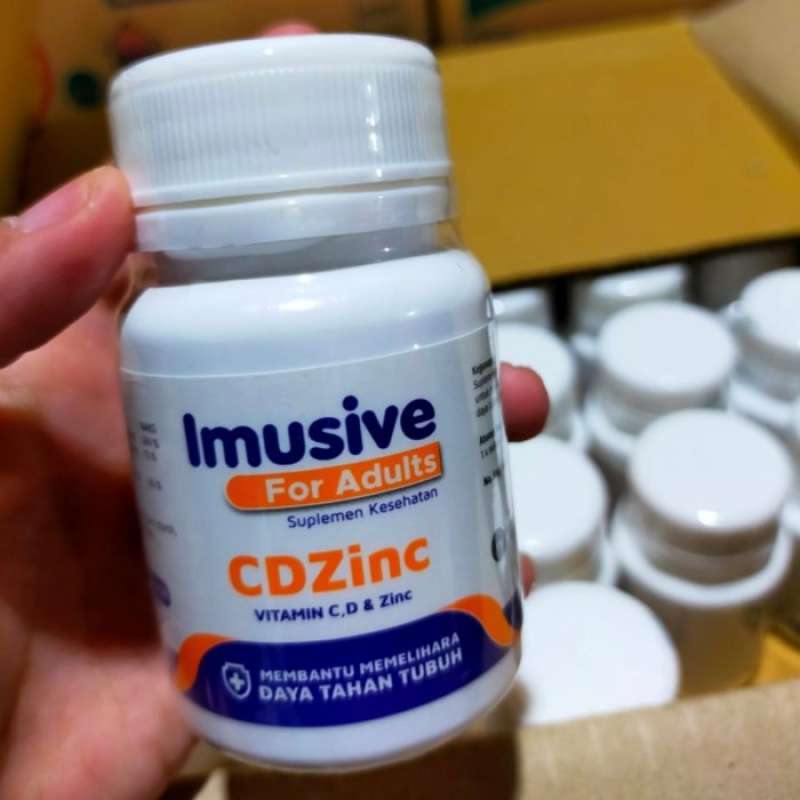 Jual Bulan Ini Aja Kak! Imusive Vitamin C D Zinc 60 Tablet Bulan Ini ...
