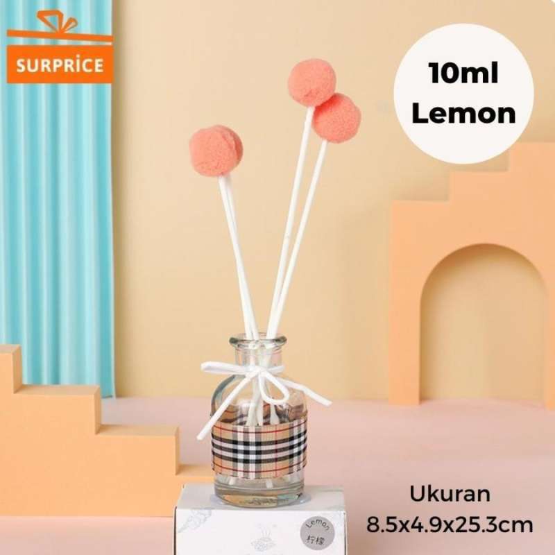 Jual Pengharum Ruangan Model Stik Bulu / Diffuser Aromatherapy Estetik ...