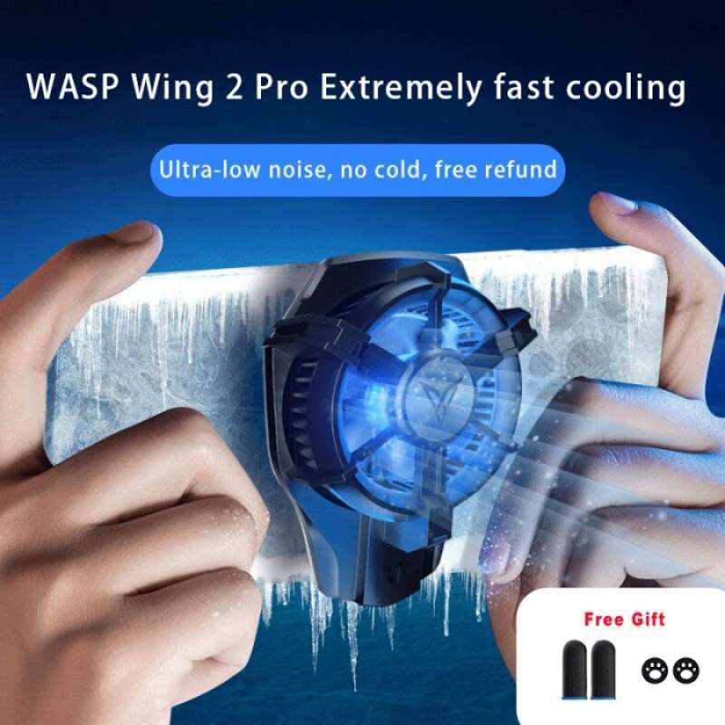 Jual Flydigi Wasp Wing Pro 2 Moblie Cooling Fan Cooler Frozen Back Clip di Seller Silvanna ...