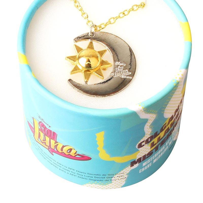 Jual Disney Soy Luna Necklaces Sun And Moon Decorated Chain Jewelry For ...