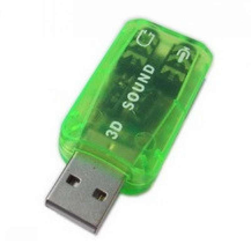Jual Glo - Sound Card Eksternal Usb Dsp 5.1 Mono Channel - Ac-3 Warna ...