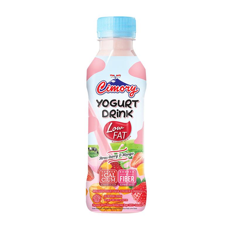 Jual CIMORY Drink Low Fat Strawberry & Mango Yogurt [240 mL] di Seller ...