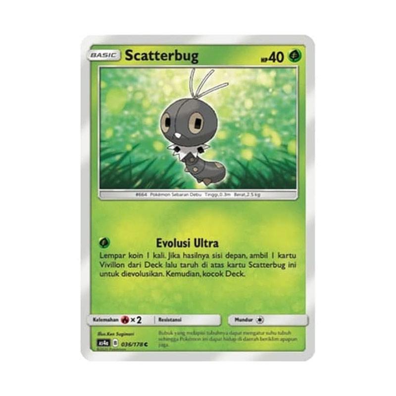 Jual Pokemon Scatterbug AS4a 036/ 178 C Card Game di Seller Cryotech ...