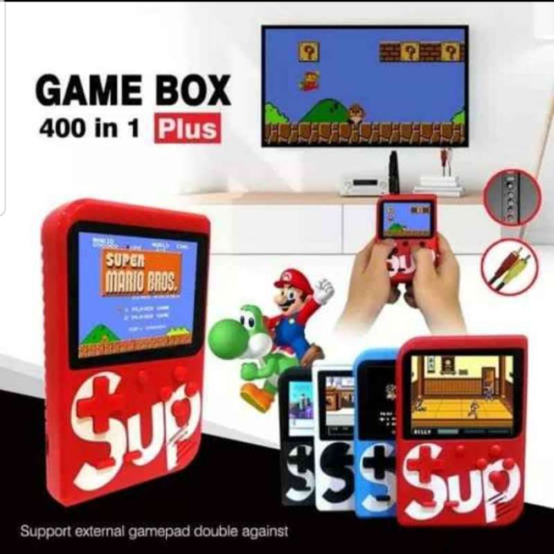 Jual Gameboy Retro SUP 400 Games in 1 Gameboy console mini portable ...