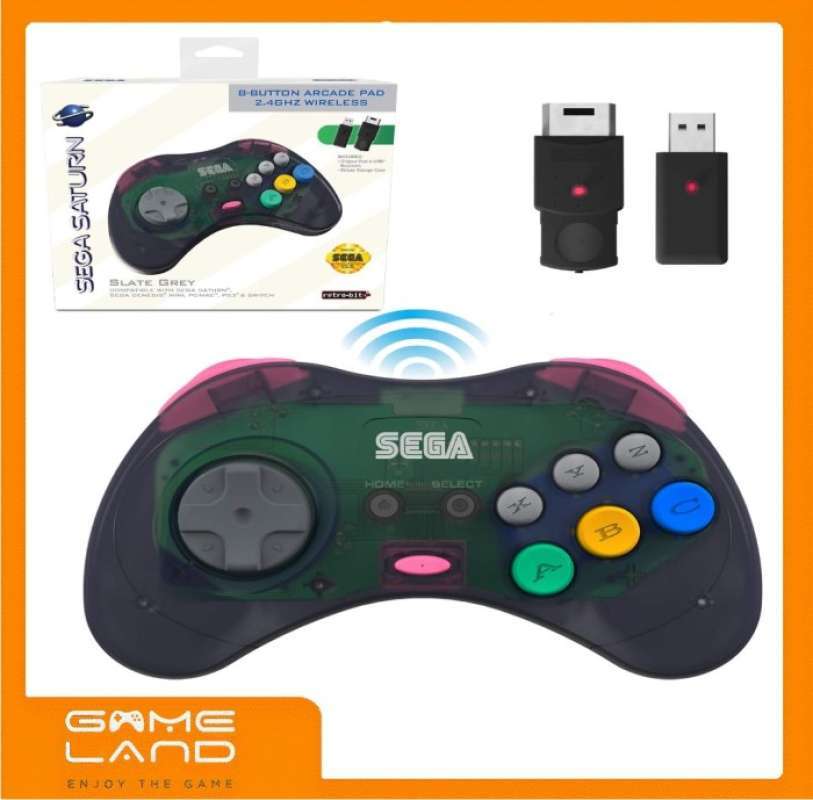 Jual Retro-Bit Controller Wireless Sega Saturn Android PC Nintendo ...