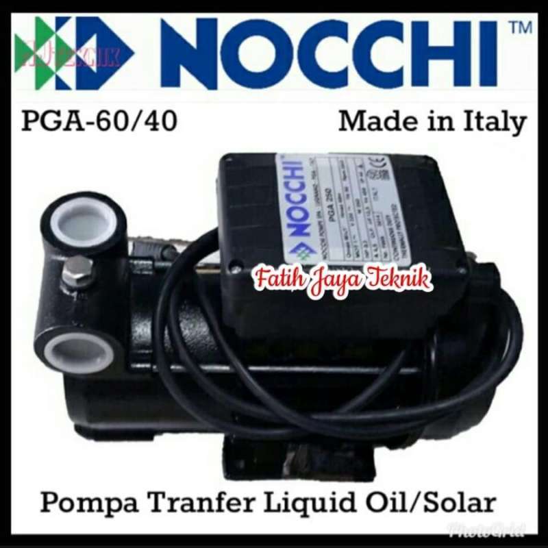 Jual Pompa Oli Pompa Solar Pompa Nocchi Pga-60/40 Made In Italy Di Seller Fatih Jaya - Jembatan ...