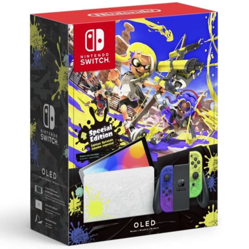 Jual Nintendo Switch OLED Splatoon 3 Edition - Console Only di Seller ...