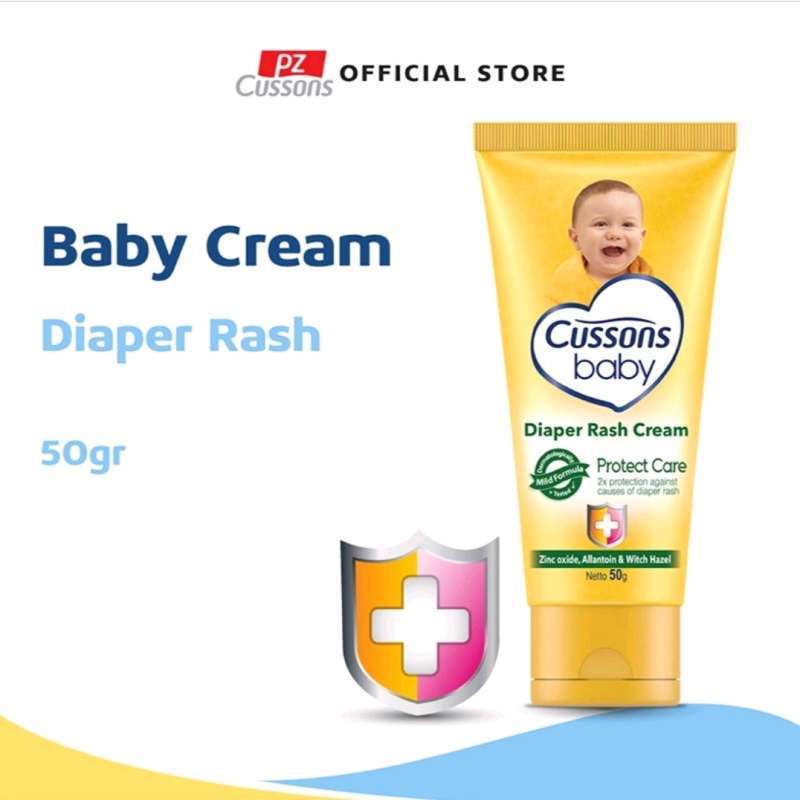 Jual Cussons Baby Diaper Rash Cream Protecr Care Krim Ruam Popok [ 50 G ...