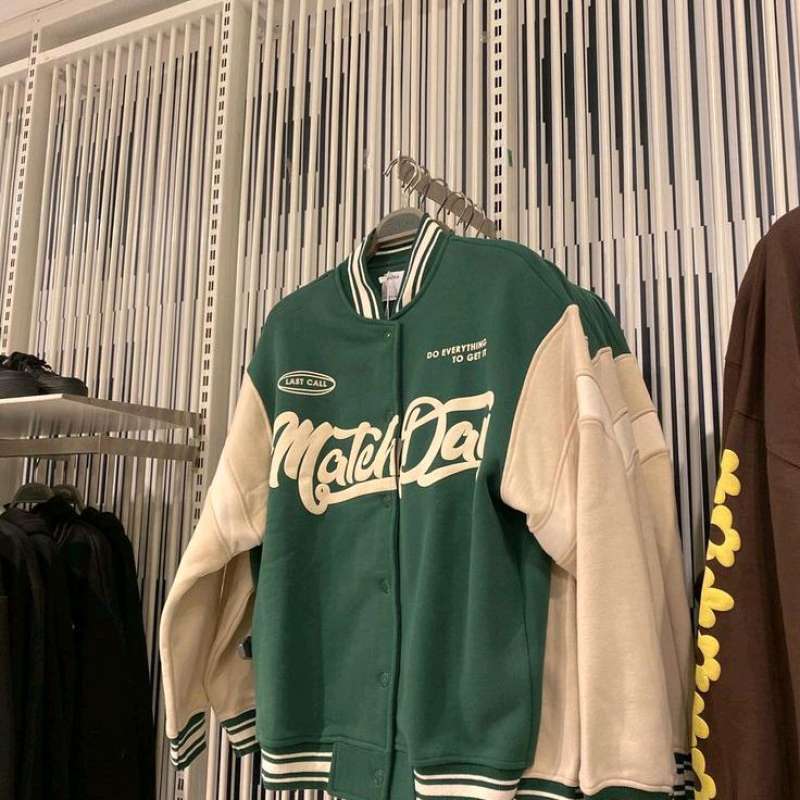 Jual VARSITY JACKET GREEN di Seller HelStroe - Karang Timur, Kota ...