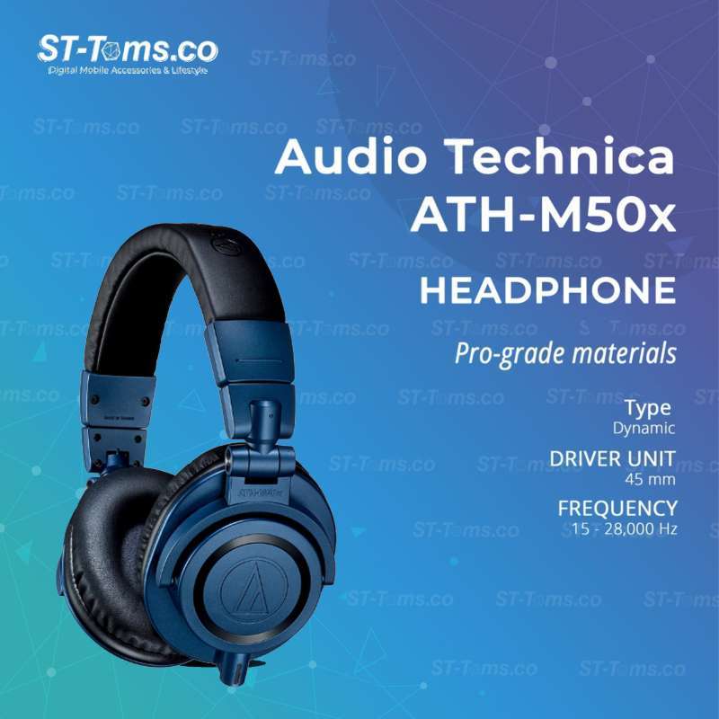 Jual Audio Technica ATH-M50X Professional Monitor Headphones di Seller ...