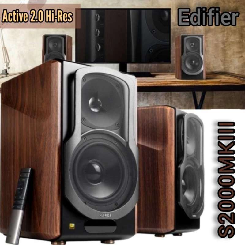 Jual Edifier S2000MKIII - Speaker Aktif Bluetooth Bookshelf Hi-Res 2.0 di Seller NanoS Com ...