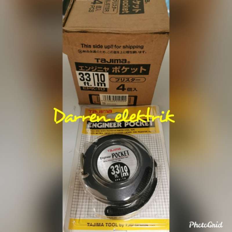 Promo meteran tajima pocket engineer 10M Diskon 8% di Seller Odettee Shop - Wanasari, Kab ...