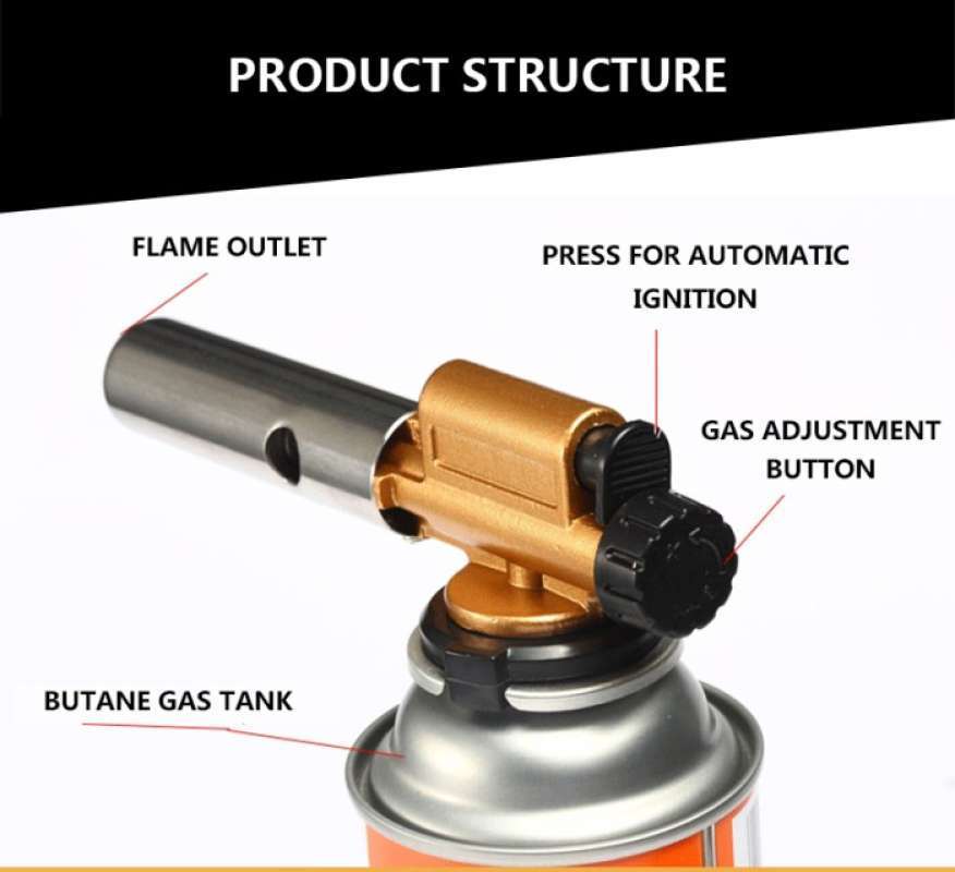 Jual Kepala Gas | Marumura Portable Gas Torch | Butane Jet Torch Flame ...