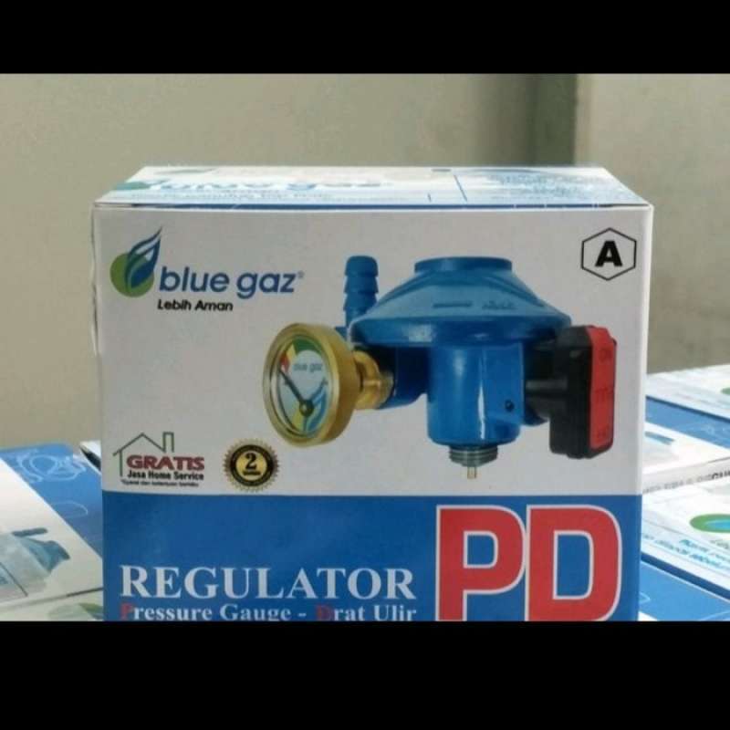 Jual Regulator Kepala Gas Blue Gaz Pd + Meter (ada Indikator) Original ...