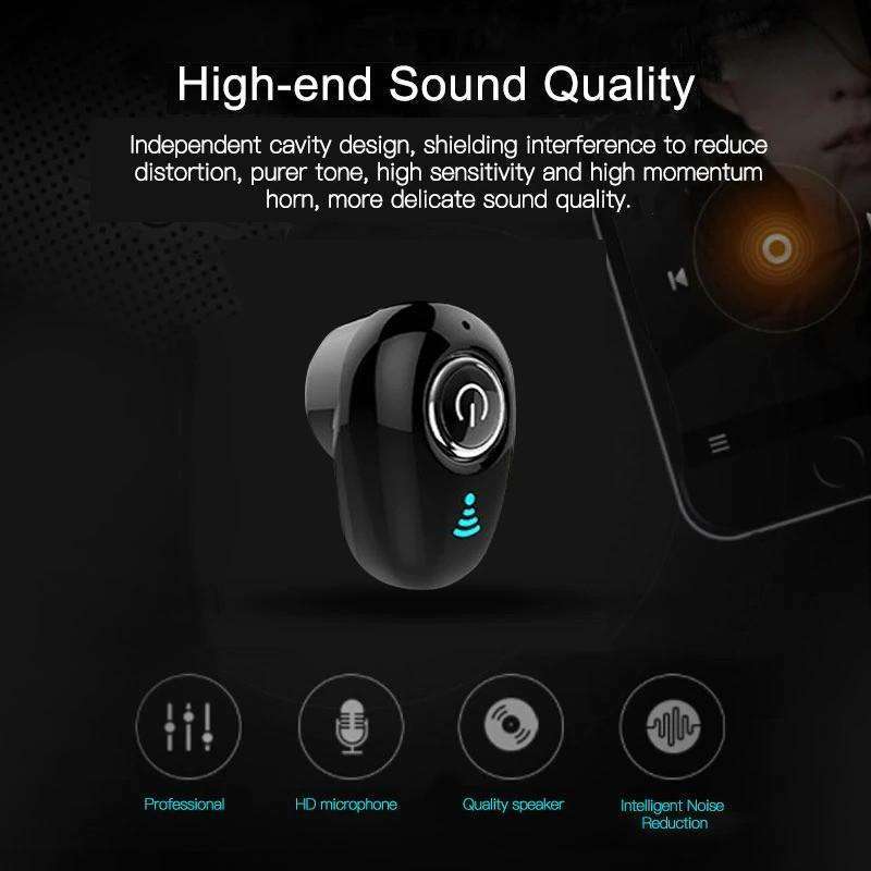 Jual Earphone Headset HF Mini Sport Stereo Bluetooth Wireless S530 / S ...