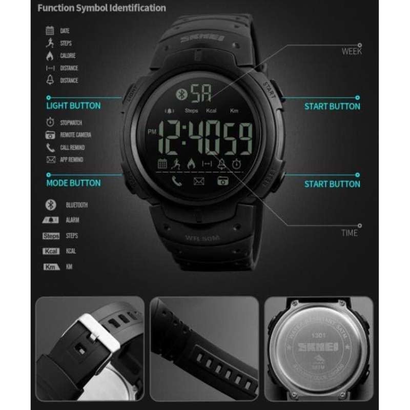 Jual Jam Tangan Olahraga Smartwatch Bluetooth - 1301 Di Seller ...