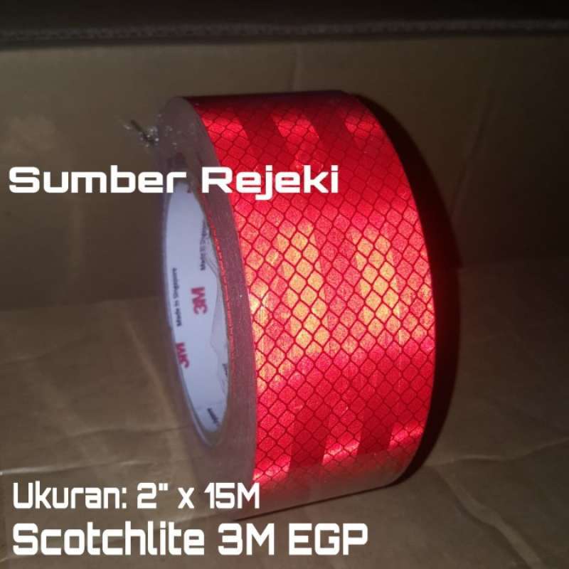 Promo 3M Egp Diamond Grade 2 X 15M Red Reflective Sarang Tawon - Multicolor Diskon 17% di Seller ...