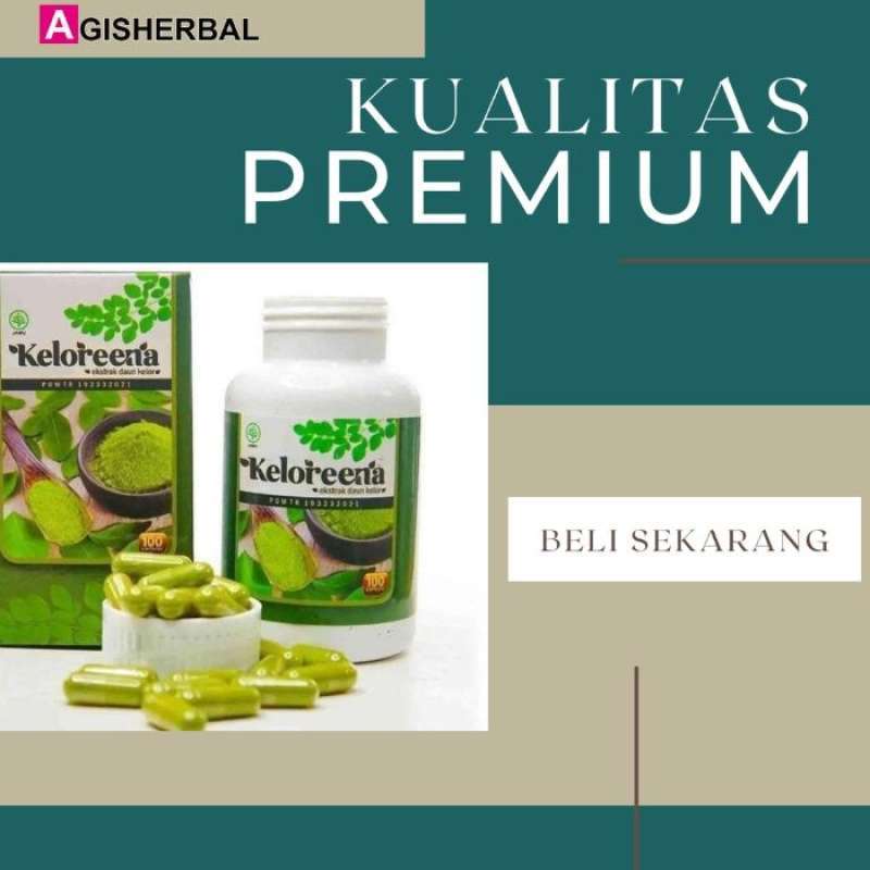 Promo Agis Herbal - Keloreena Kapsul Daun Kelor - Obat Herbal Keloreena ...