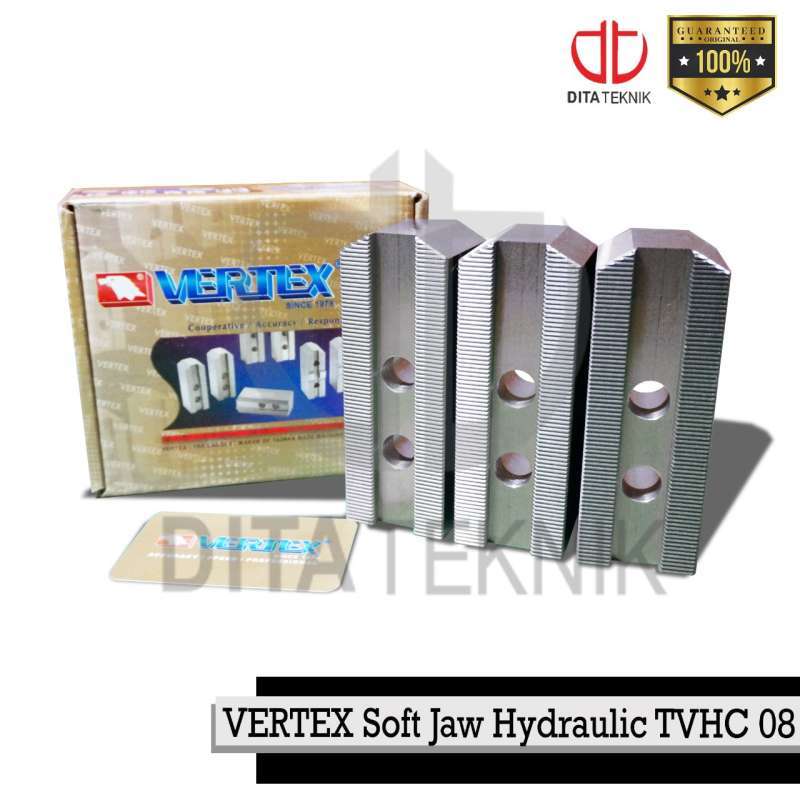 Jual Vertex Soft Jaw Hydraulic Power Chucks Vhc-08 ( 3 Pcs ) Di Seller ...