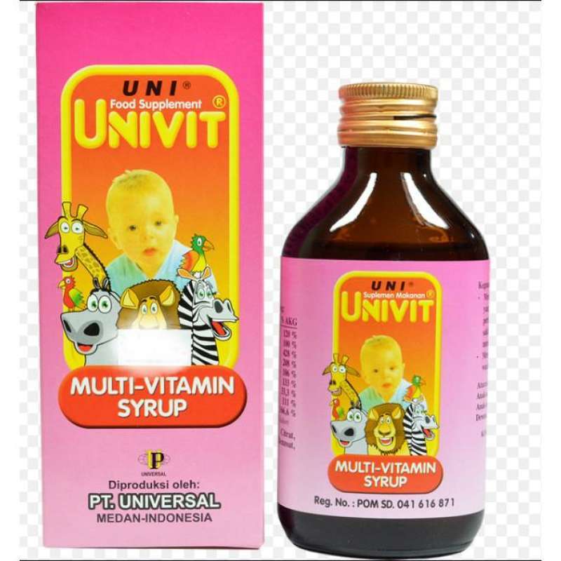Promo Univit Syrup 100 Ml - Suplemen Multivitamin Dan Daya Tahan Tubuh ...