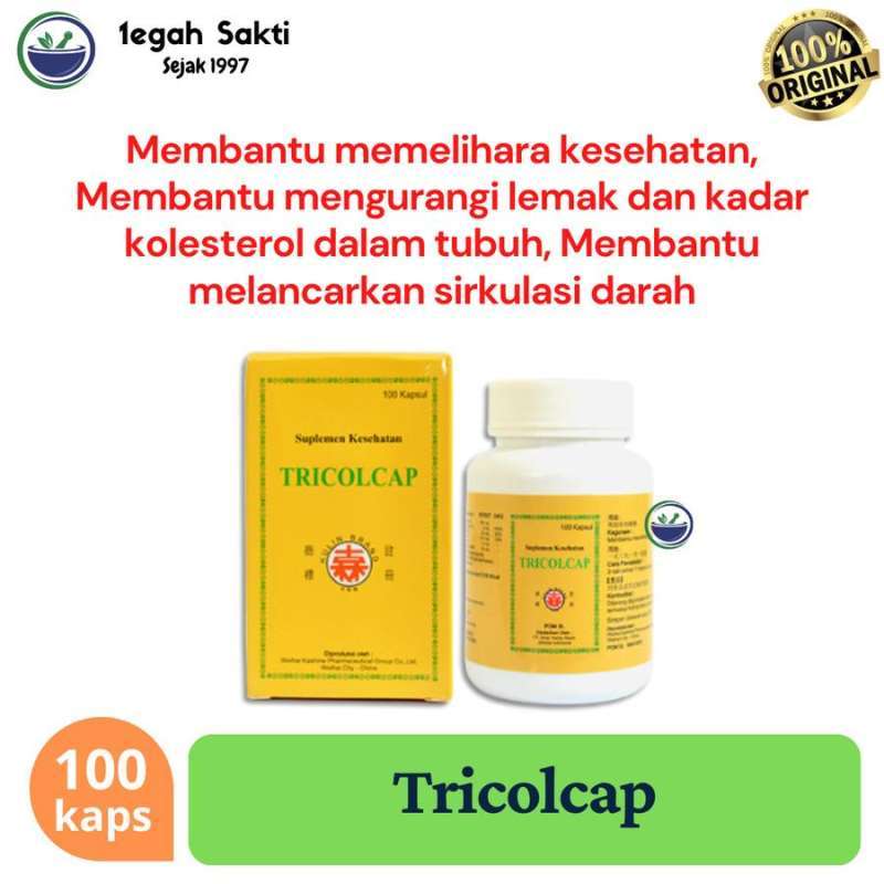 Jual Tricolcap - Suplemen Kesehatan - Isi 100 Kaps di Seller Megah ...