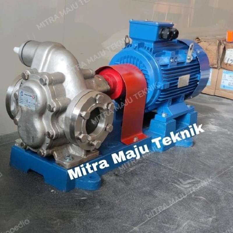 Jual Pompa Oli Cairan Kental Kcb 135 Ss 304 Motor Teco 2,2kw 3hp 380v ...